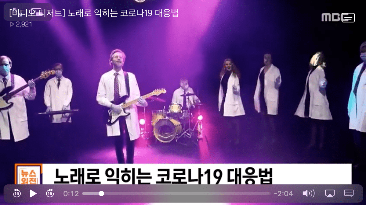 I Am Corona is on Korean TV – Henrik Widegren